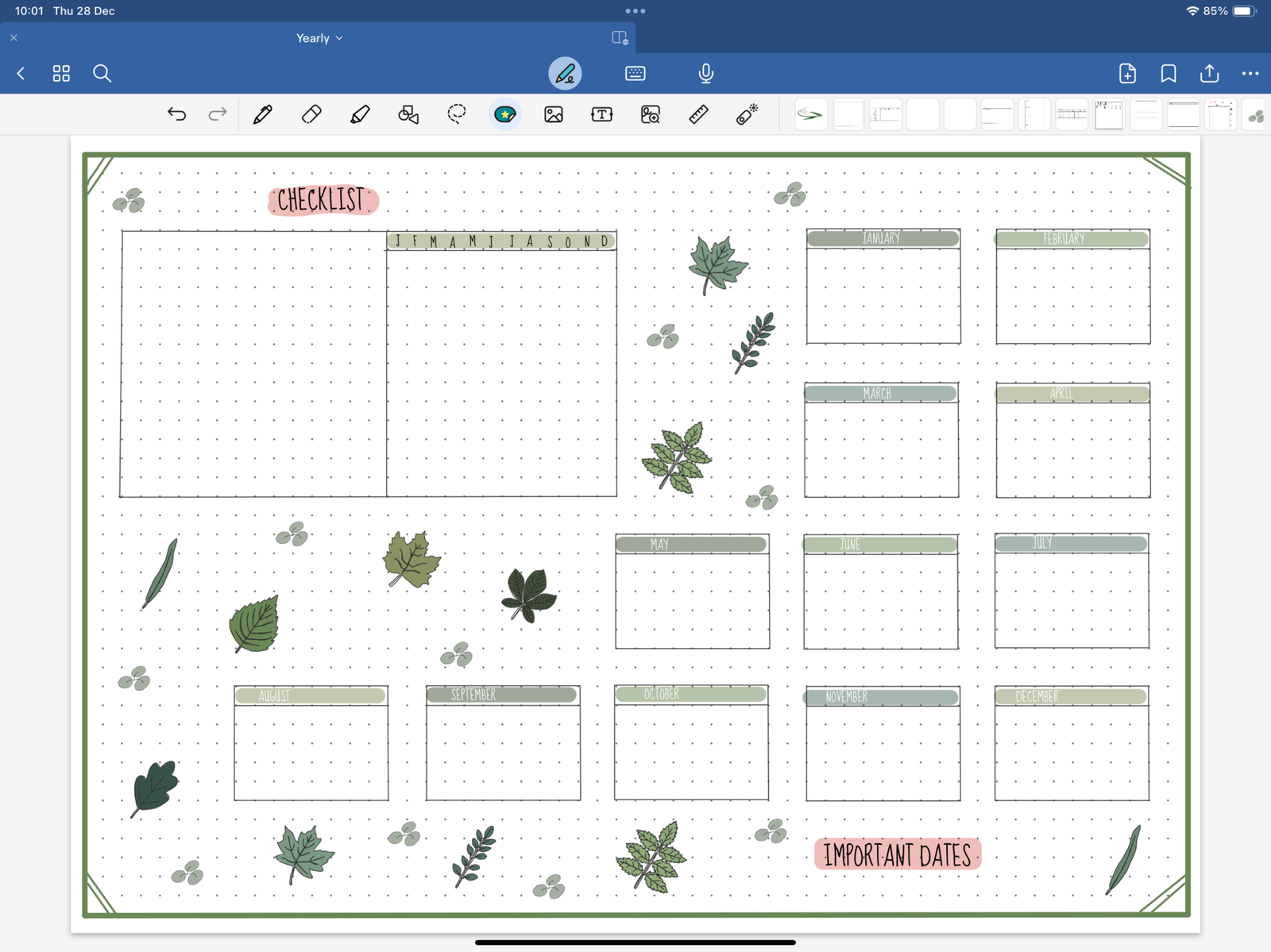 7 Creative Yearly Bullet Journal Layout Ideas | Build Your Planner